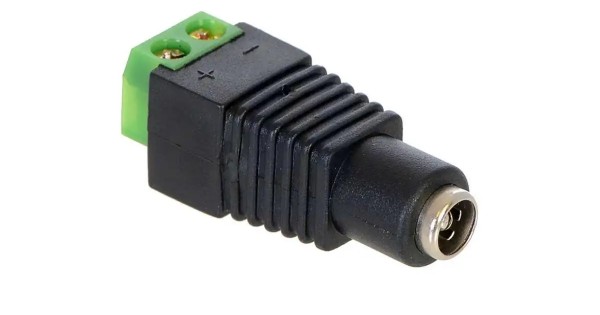 DC Jack Adapter Female with Terminal Block