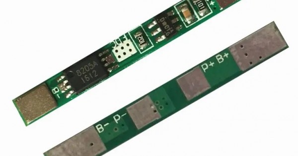 BMS 1S (3.7V -3A) Lithium Battery Protection Board with Solder Belt