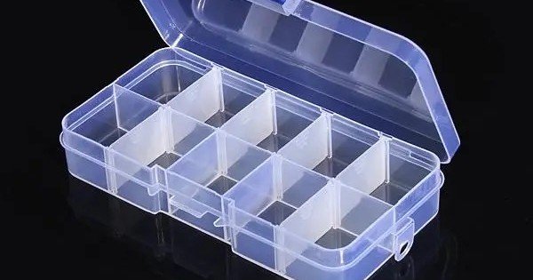 Clear Plastic Box (10 Grids)