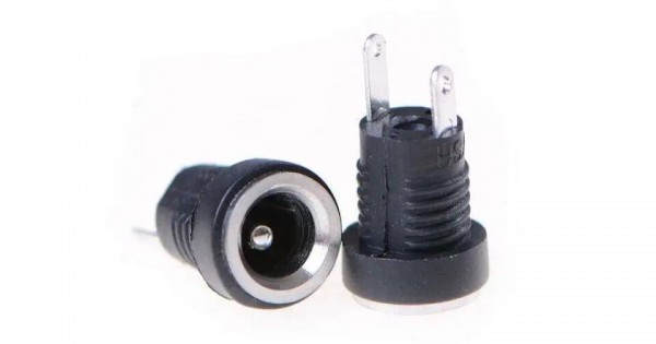 DC Power Connector Female Socket 2 Pin